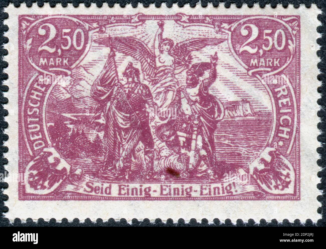 GERMANY - CIRCA 1920: A postage stamp printed in Germany, shown a Union ...