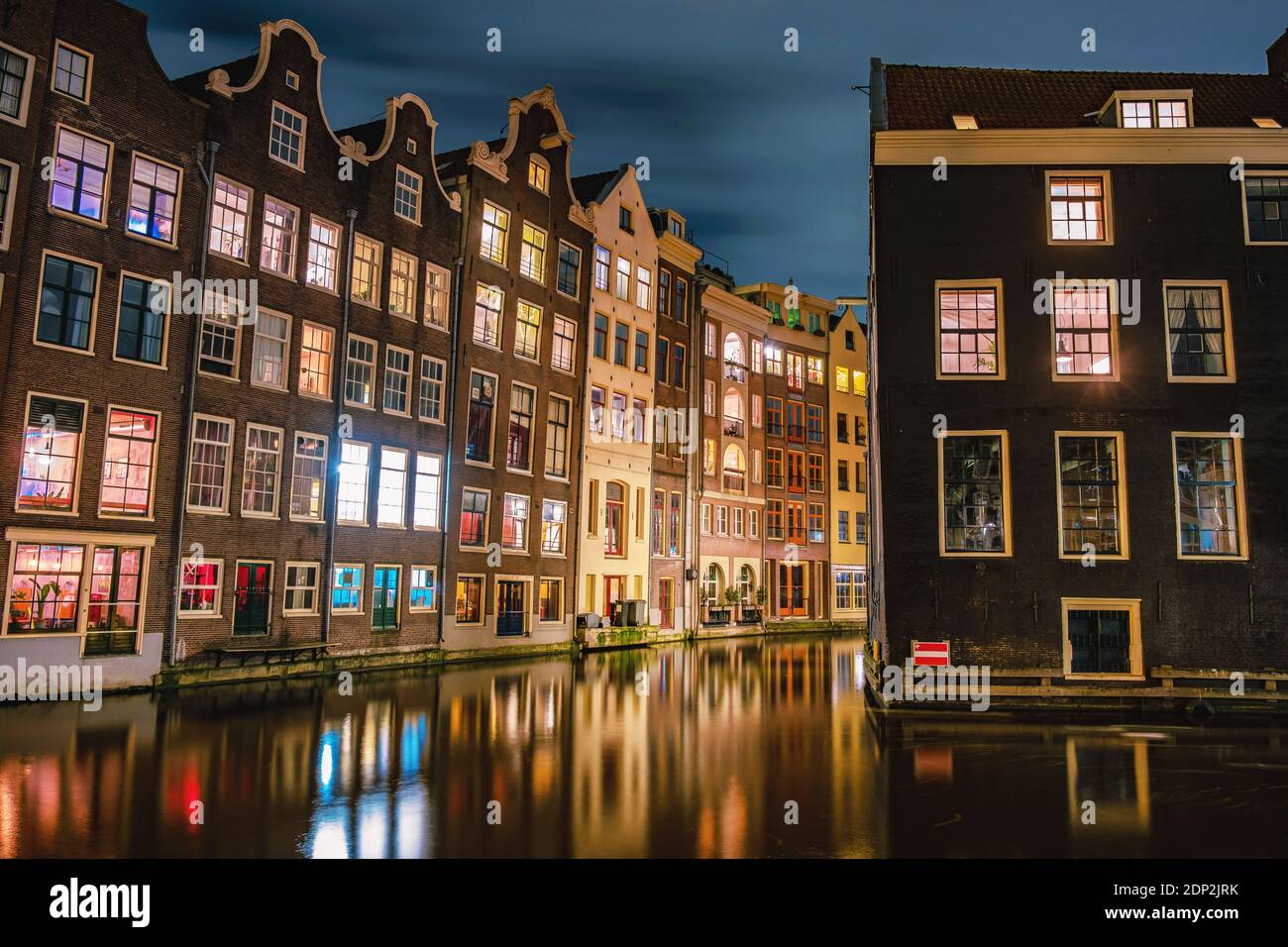 Amsterdam canals in the evening light, Dutch canals in Amsterdam ...