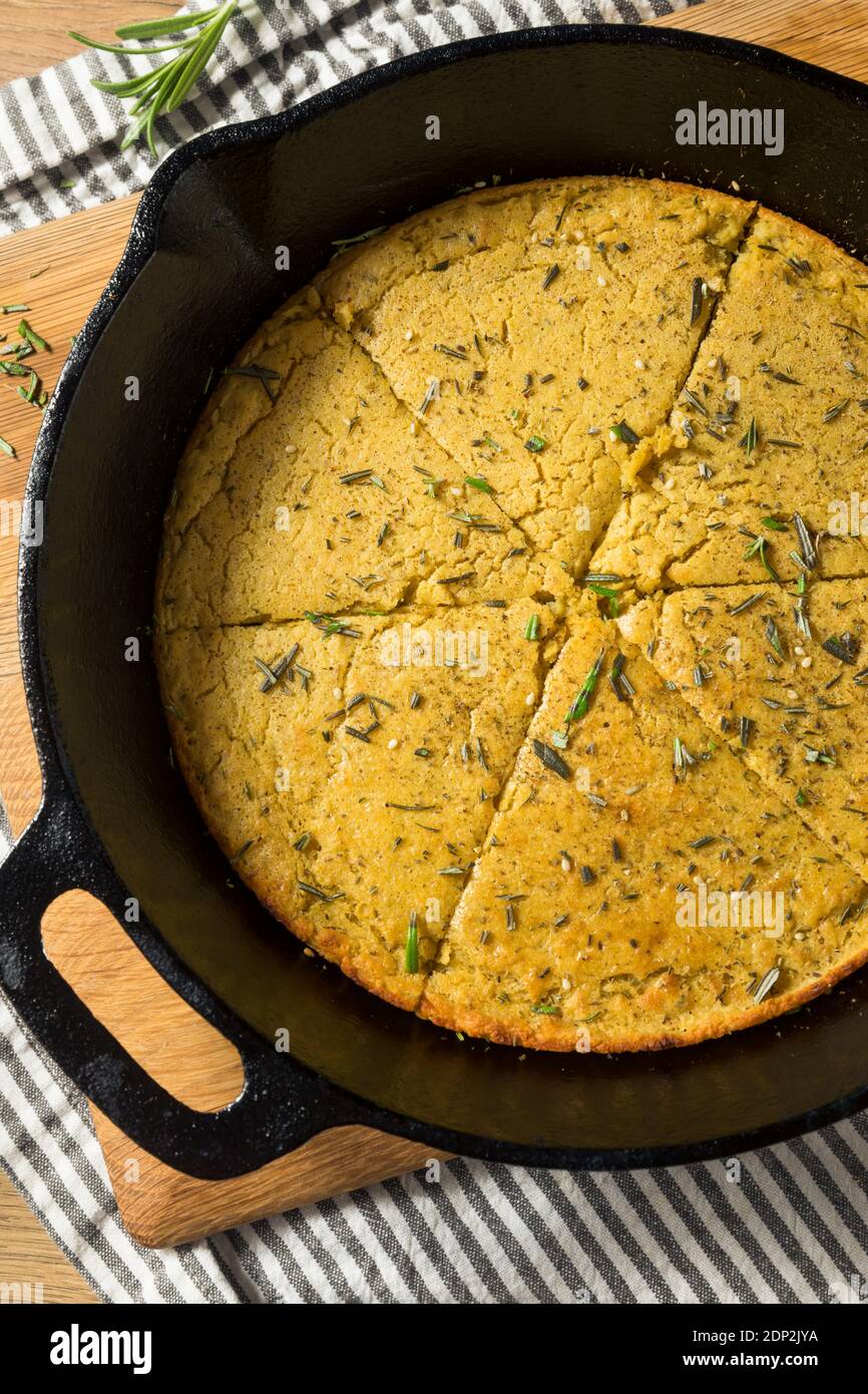 Homemade Italian Chickpea Socca Flatbread with Rosemary and Olive Oil ...