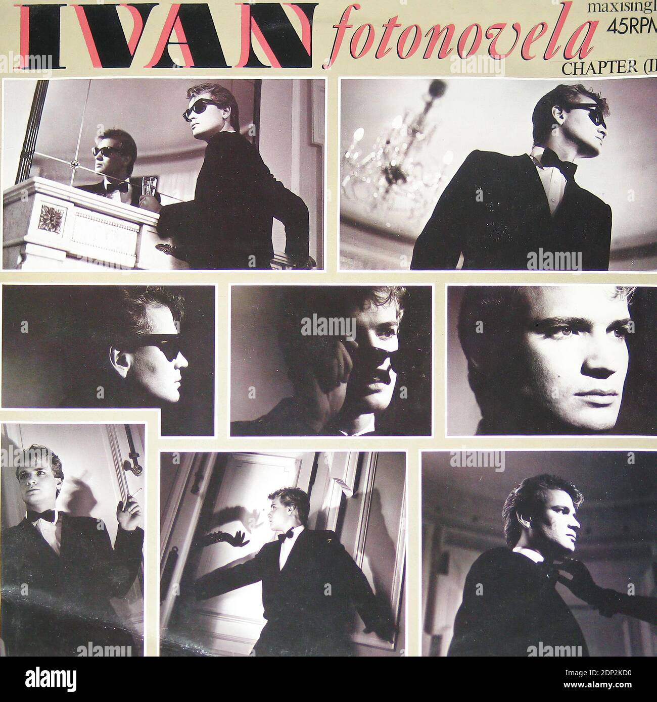 Ivan Fotonovela Italo Disco Bomb - Vintage Vinyl Record Cover Stock ...