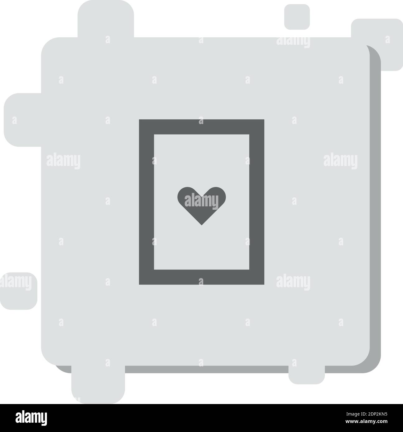 ace of hearts vector icon modern simple vector illustration Stock ...