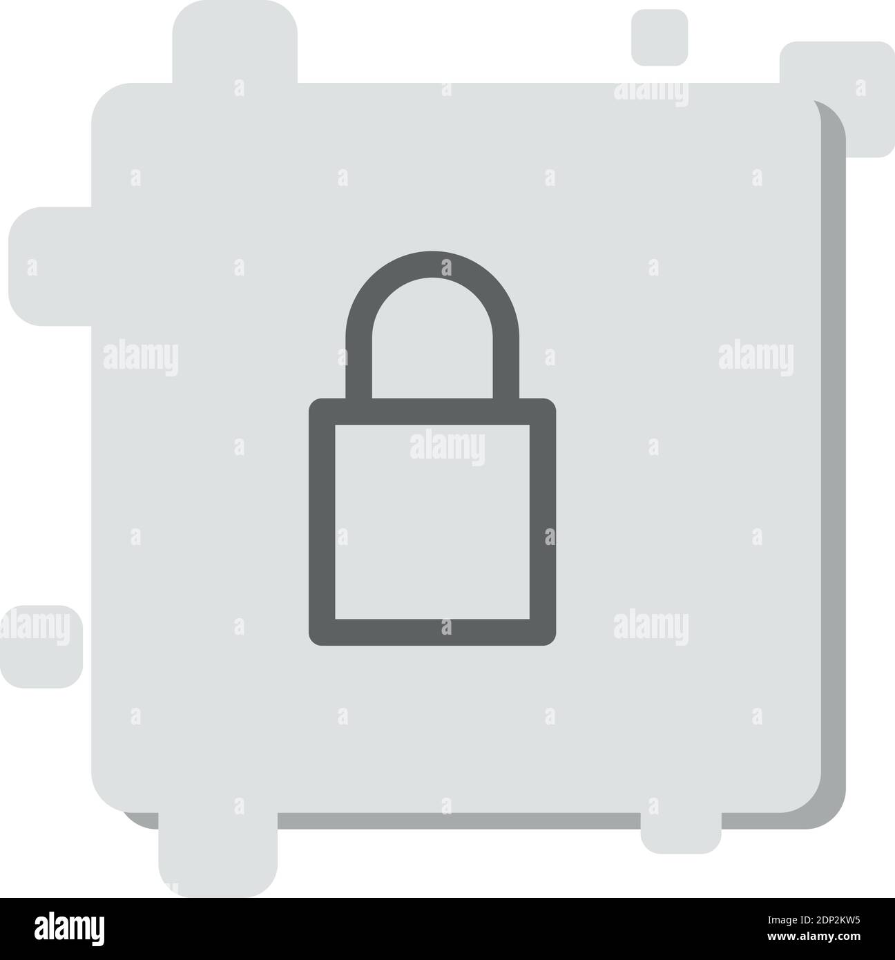 locked vector icon modern simple vector illustration Stock Vector Image ...