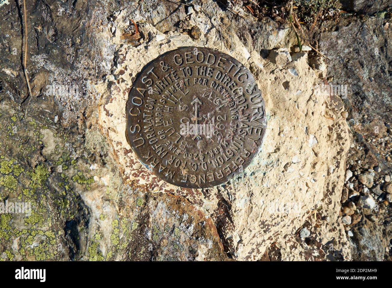 Geodetic Survey Marker High Resolution Stock Photography and Images - Alamy