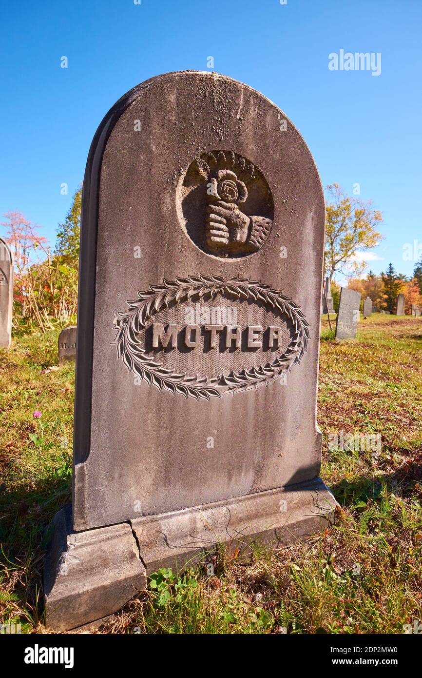 Gravestone of yankee hi-res stock photography and images - Alamy