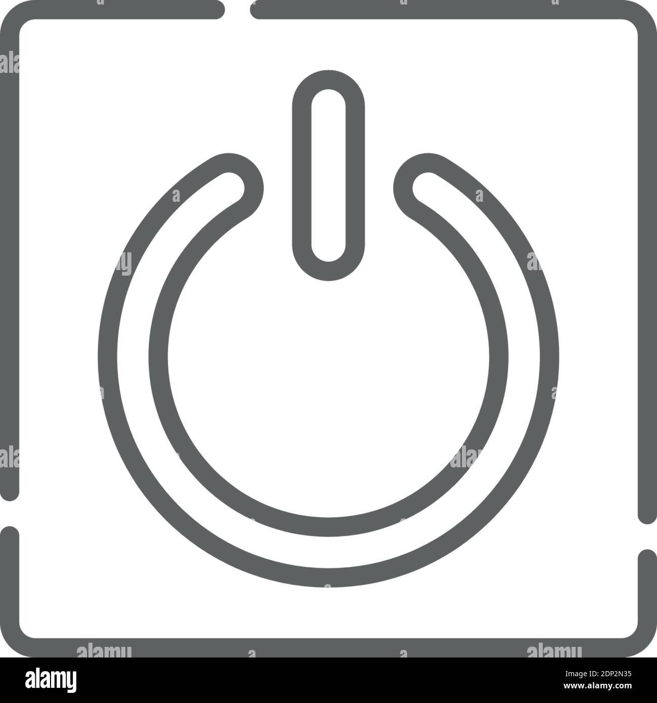 power vector icon modern simple vector illustration Stock Vector Image ...