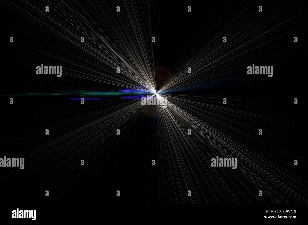 Coloured optical lens flare on black background Stock Photo - Alamy