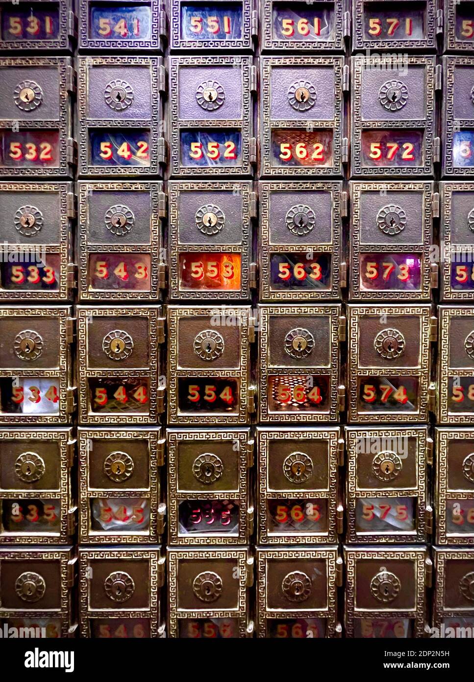 Wall full many post hi-res stock photography and images - Alamy