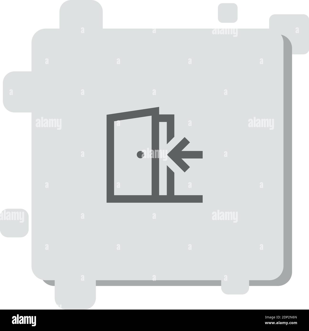 enter vector icon modern simple vector illustration Stock Vector Image ...