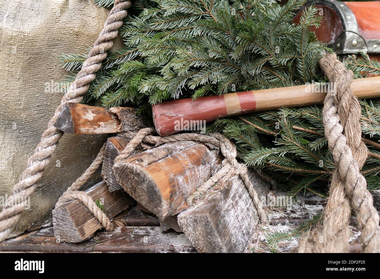 Wood rope tree mix hi-res stock photography and images - Alamy