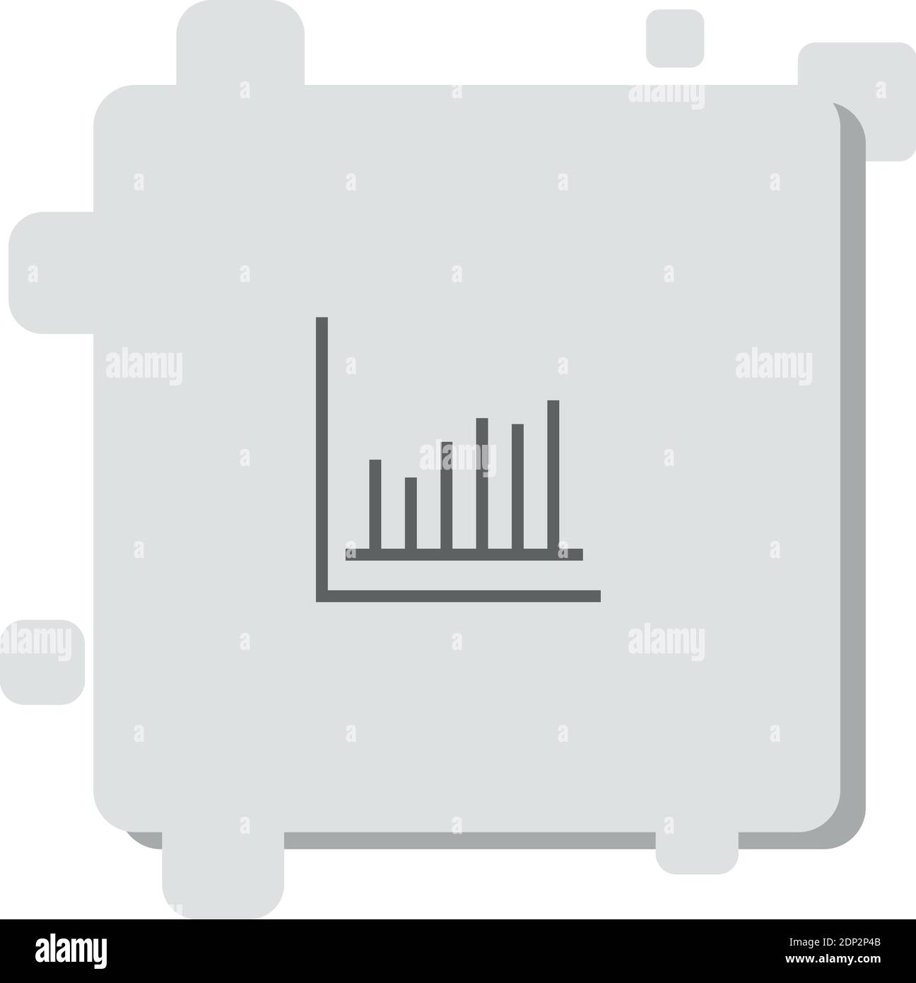 bar chart vector icon modern simple vector illustration Stock Vector ...
