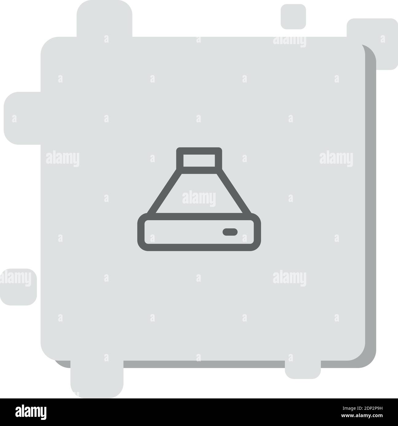extractor hood vector icon modern simple vector illustration Stock ...