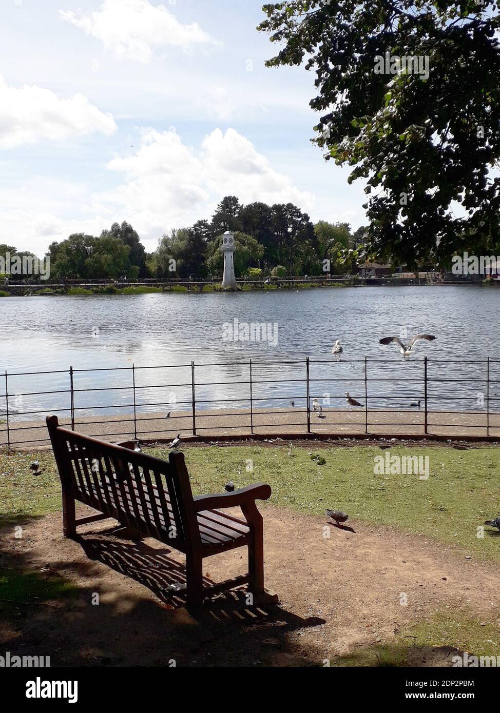 Lakeside park bench hi-res stock photography and images - Alamy