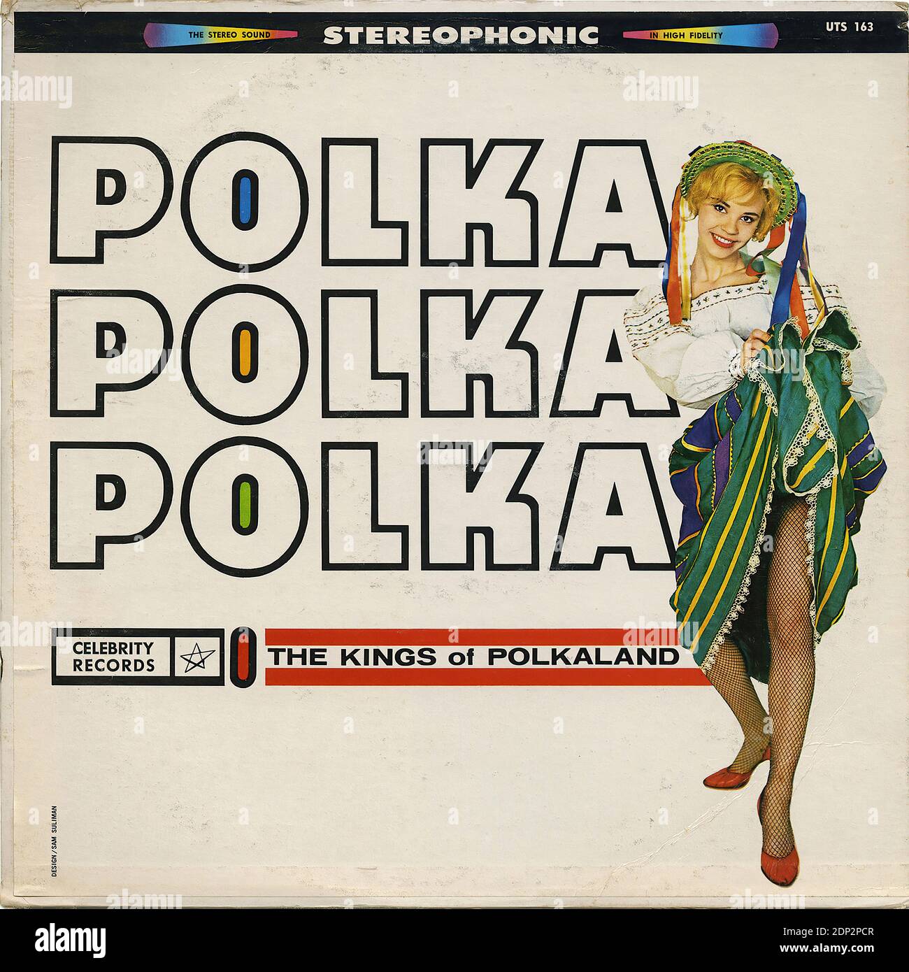 Polka Polka Polka - Vintage Record Cover Stock Photo - Alamy