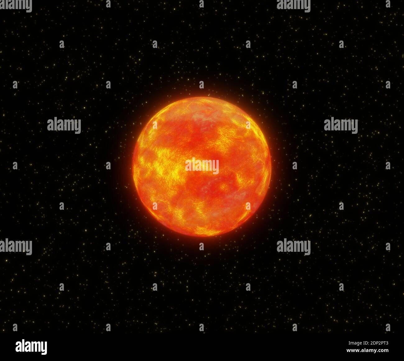 Orange Dwarf Star Texture