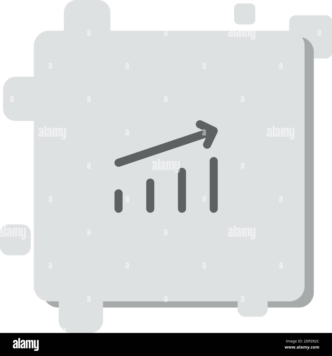 increase vector icon modern simple vector illustration Stock Vector ...