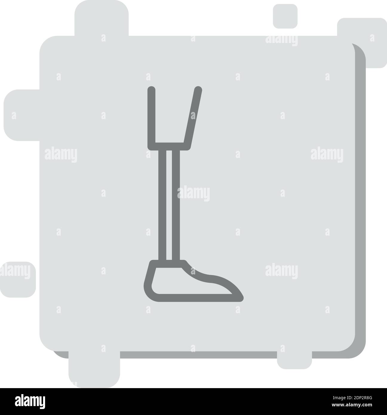 prosthesis vector icon modern simple vector illustration Stock Vector ...