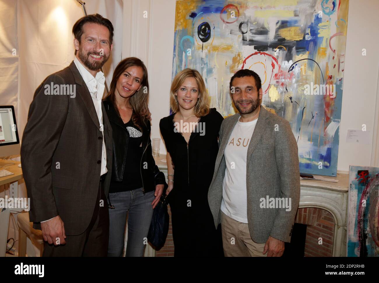 Sam Bobino and his girlfriend Kinue Kinue, Caroline Faindt and her ...