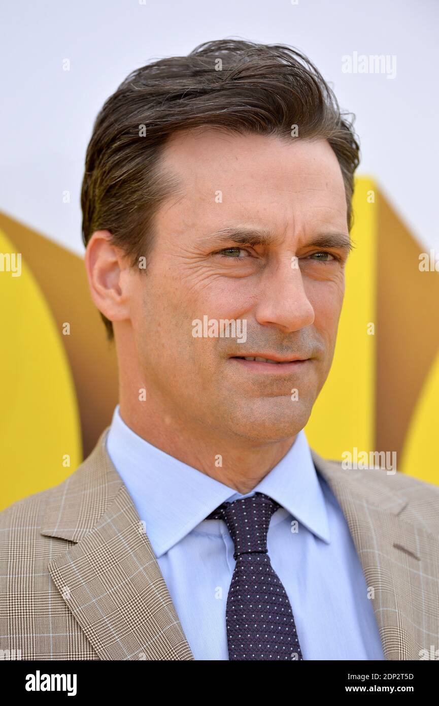 Jon Hamm attends the premiere of Minions held at the Shrine Auditorium ...
