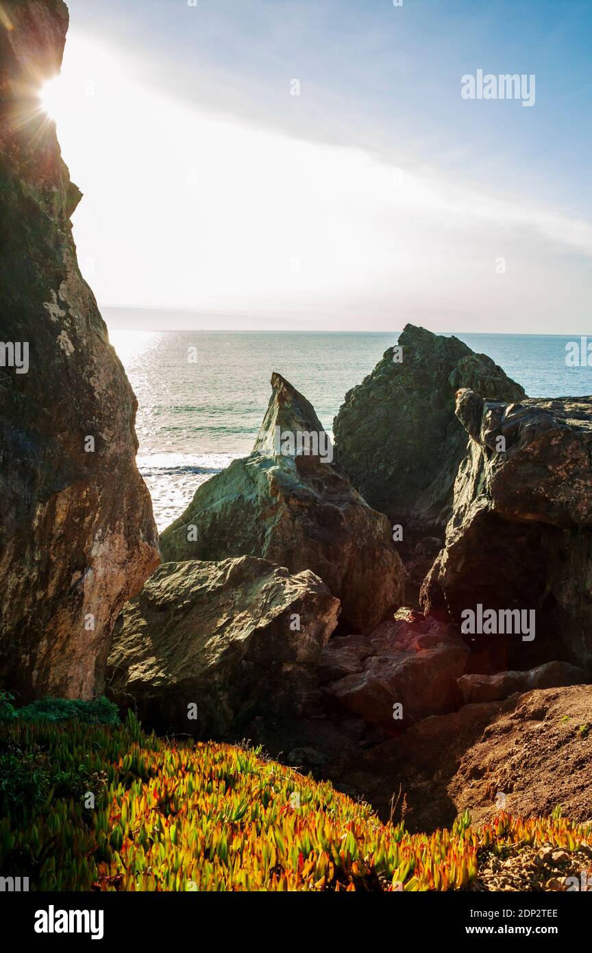 Waves onto beach overhead hi-res stock photography and images - Alamy