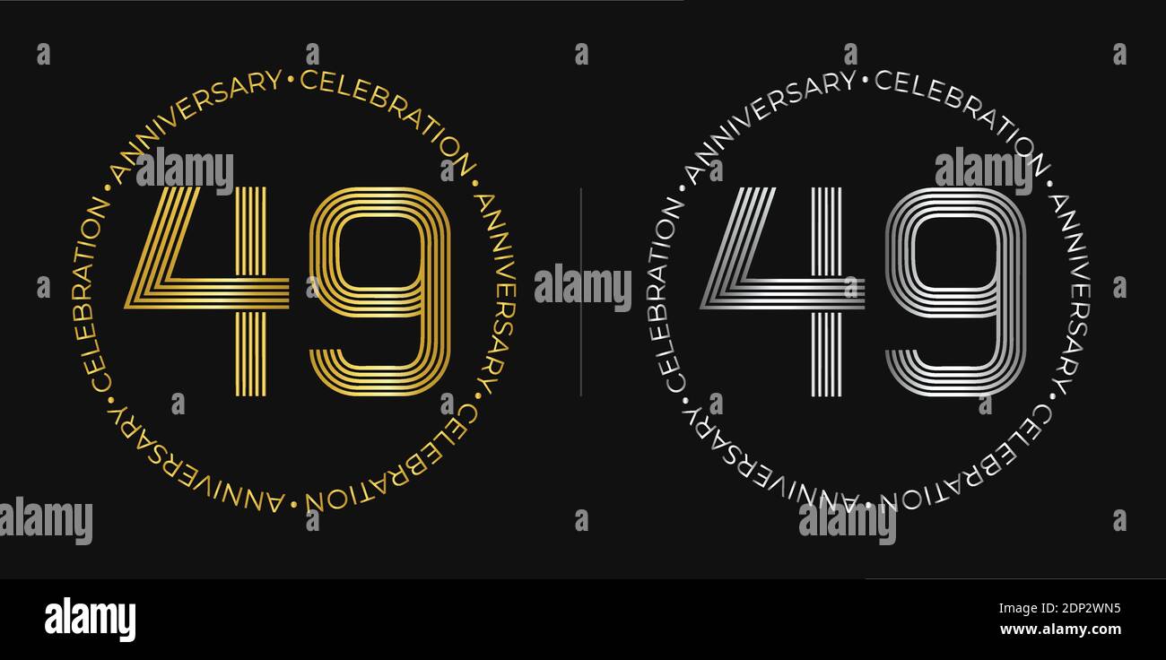 49th birthday party Stock Vector Images - Alamy