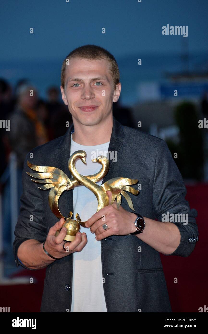 Kevin Azais pose lors de la ceremonie de cloture du 29e Festival du ...