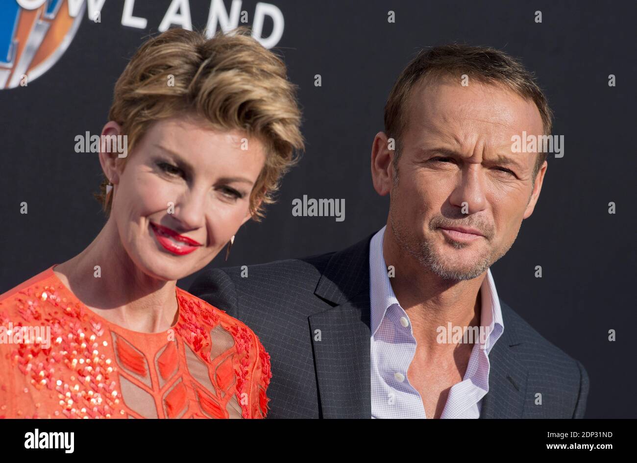 Faith Hill and Tim McGraw attend the premiere of Disney's Tomorrowland ...