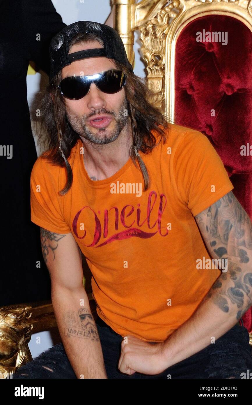 Singer Frah (Shaka Ponk) attending the premiere for the film Minions ...