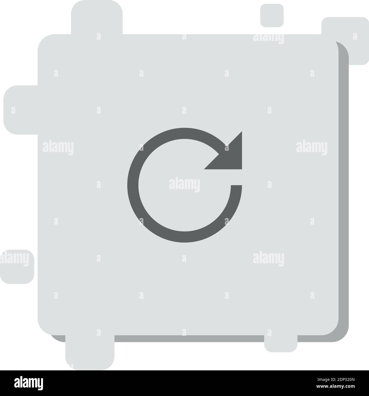 refresh vector icon modern simple vector illustration Stock Vector ...