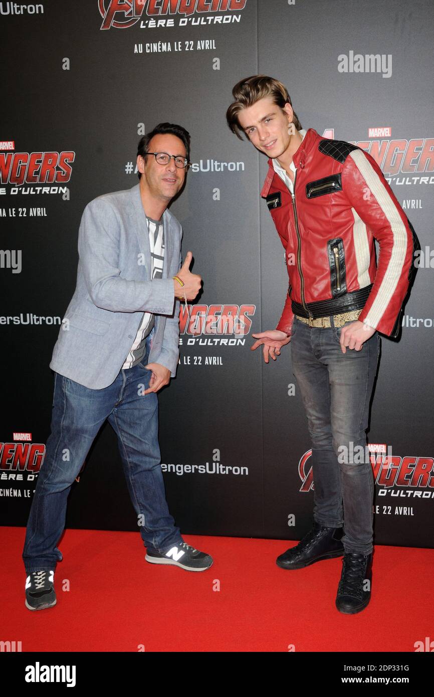 Frederic Richard at the premiere for Marvel Avengers: The Age Of Ultron ...