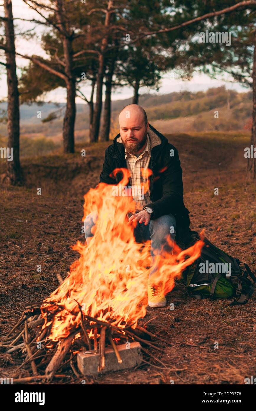 Bald fire hi-res stock photography and images - Alamy