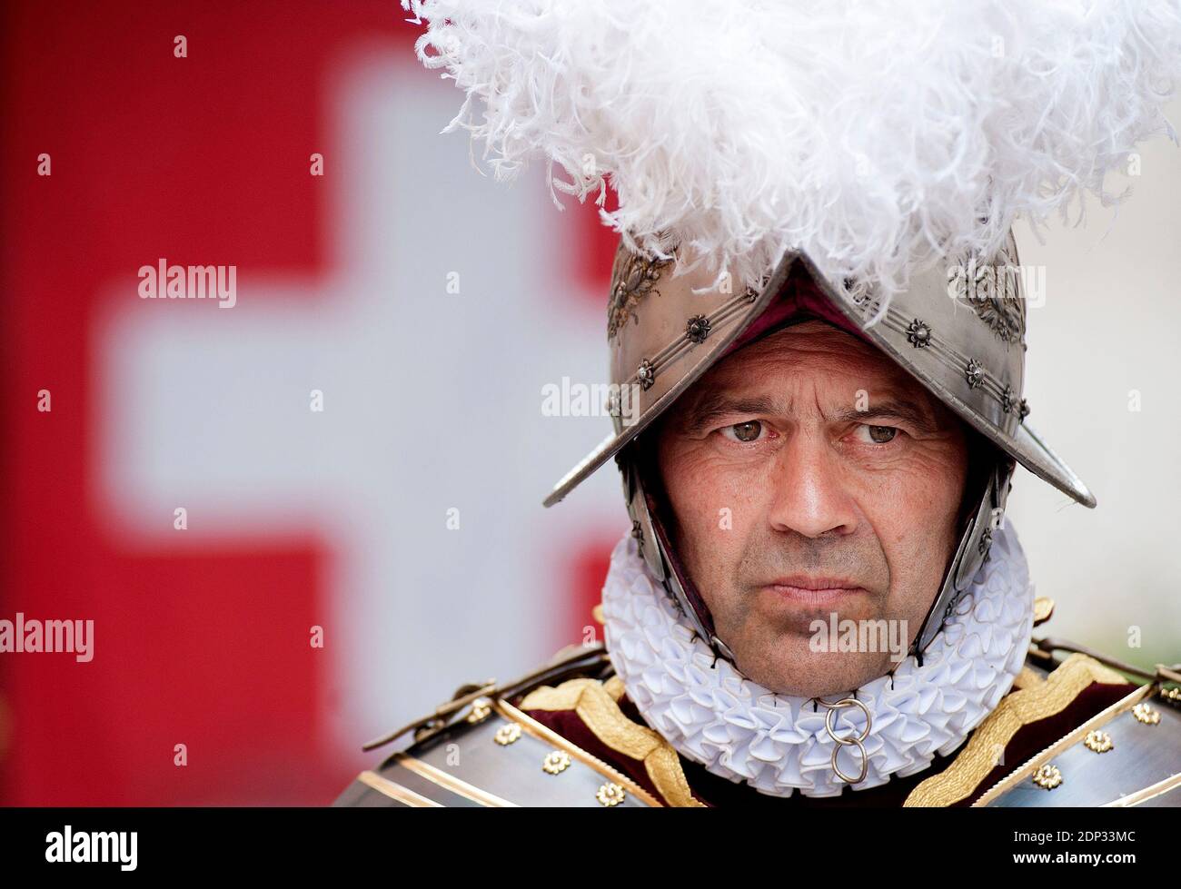 Swiss Guard commander Lt. Col. Christoph Graf arrives before the ...
