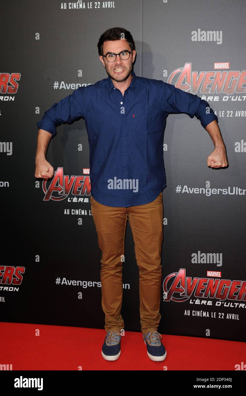 Cyprien Iov at the premiere for Marvel Avengers: The Age Of Ultron held ...