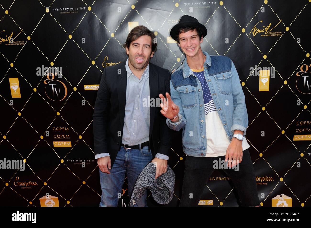 Matthias Dandois, Pierre Mathieu assiste au prix Gold de la TNT au ...