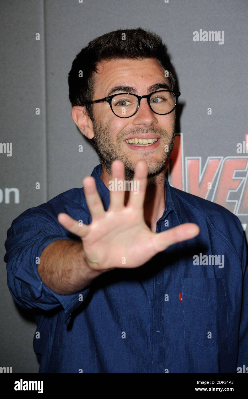 Cyprien Iov at the premiere for Marvel Avengers: The Age Of Ultron held ...
