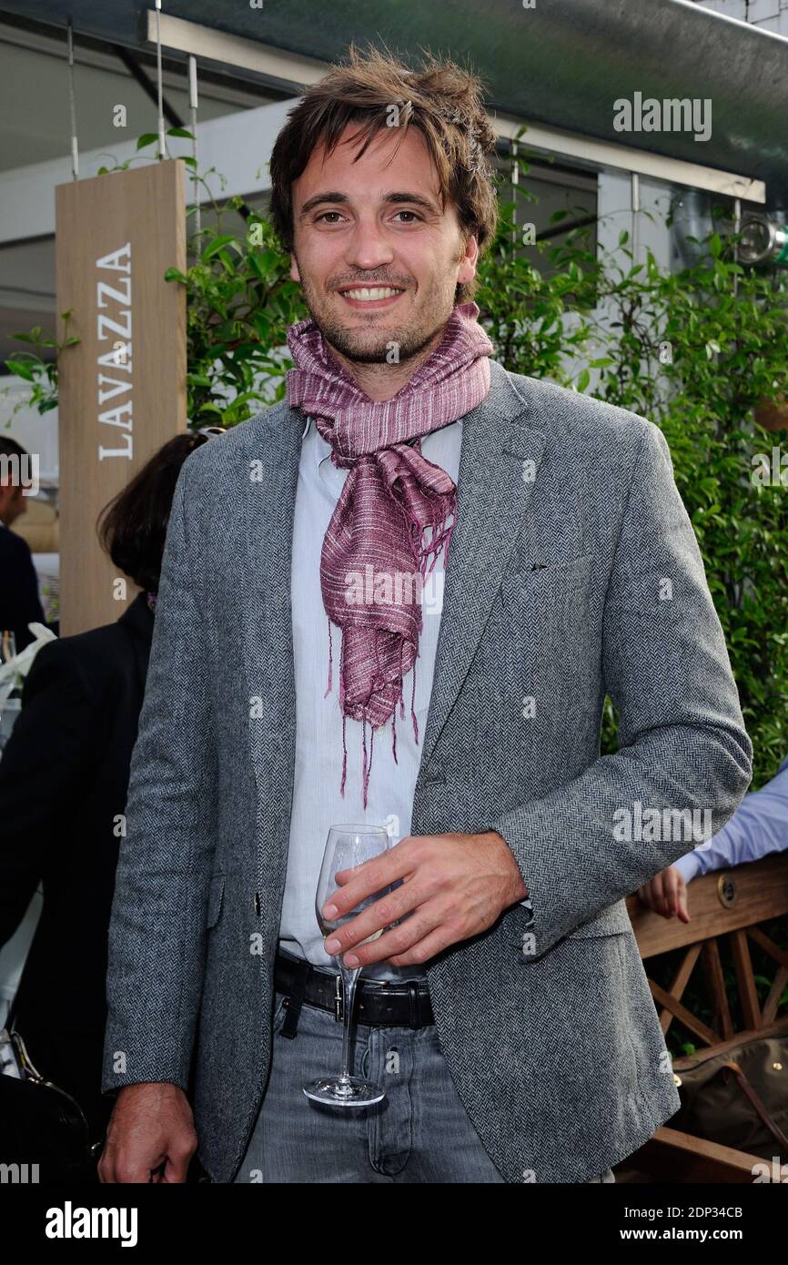 Romain Collinet attending the Lavazza coffee brand 120th anniversary ...