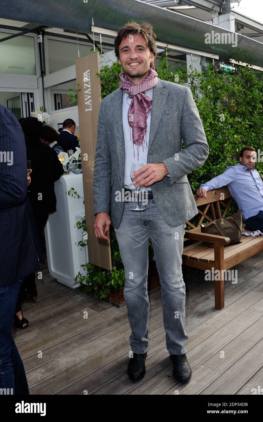 Romain Collinet attending the Lavazza coffee brand 120th anniversary ...