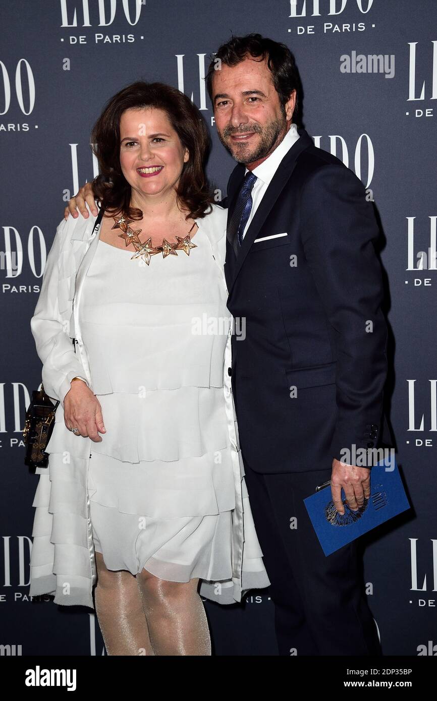 Nathalie Bellon-Szabo and Bernard Montiel attending the Paris ...