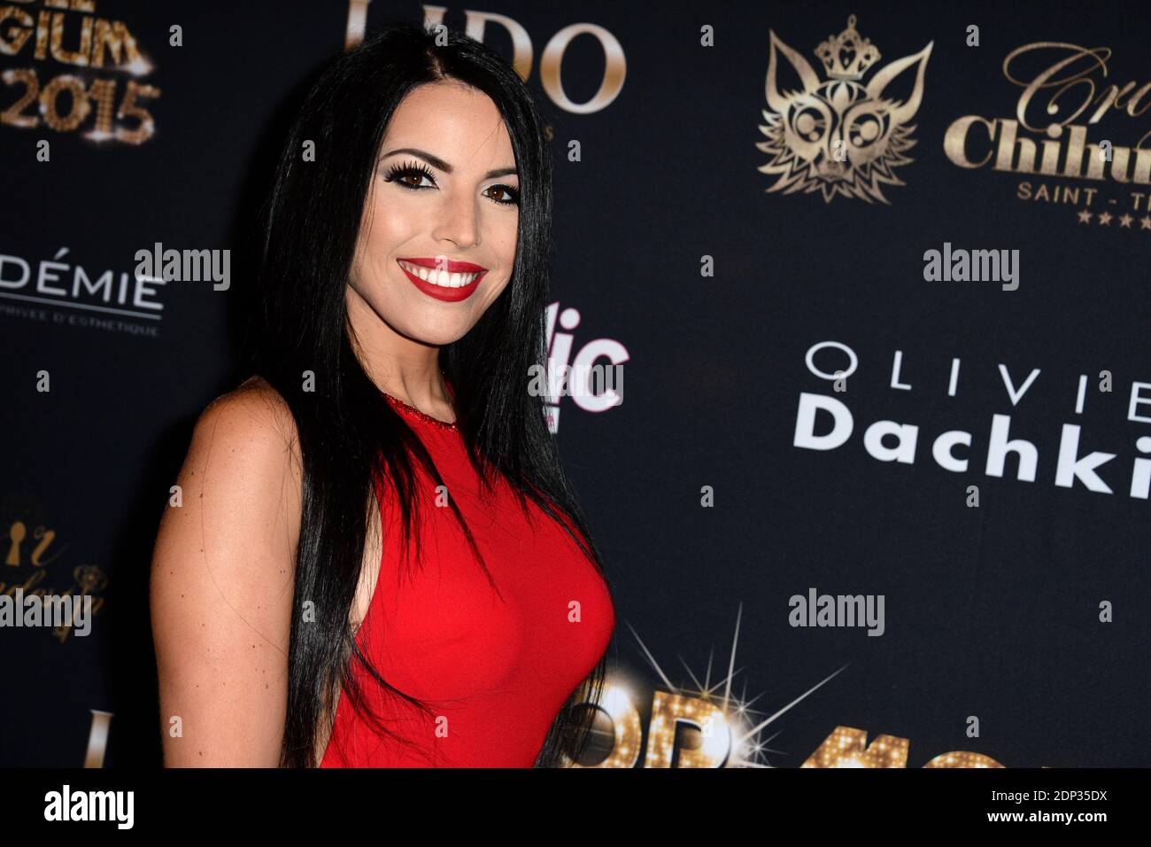 Siham attending Top Model Belgium held at Le Lido in Paris, France, on ...