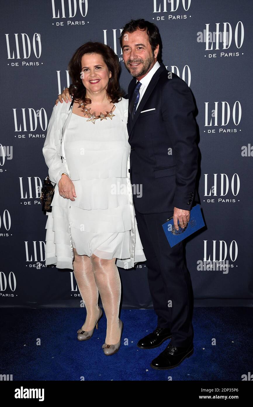 Nathalie Bellon-Szabo and Bernard Montiel attending the Paris ...
