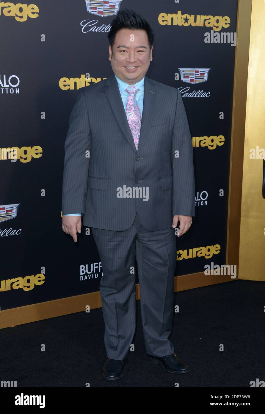 Rex Lee attends the Los Angeles premiere of Entourage at Regency ...