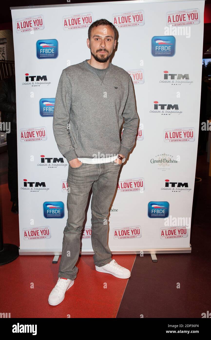 Exclusif - Paul Lefevre a la premiere du film A Love You au Cinema ...