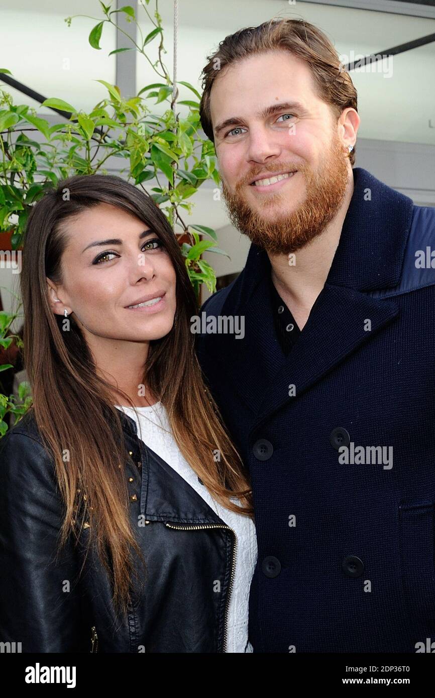 Maeva Carter and William Accambray attending the Lavazza coffee brand ...