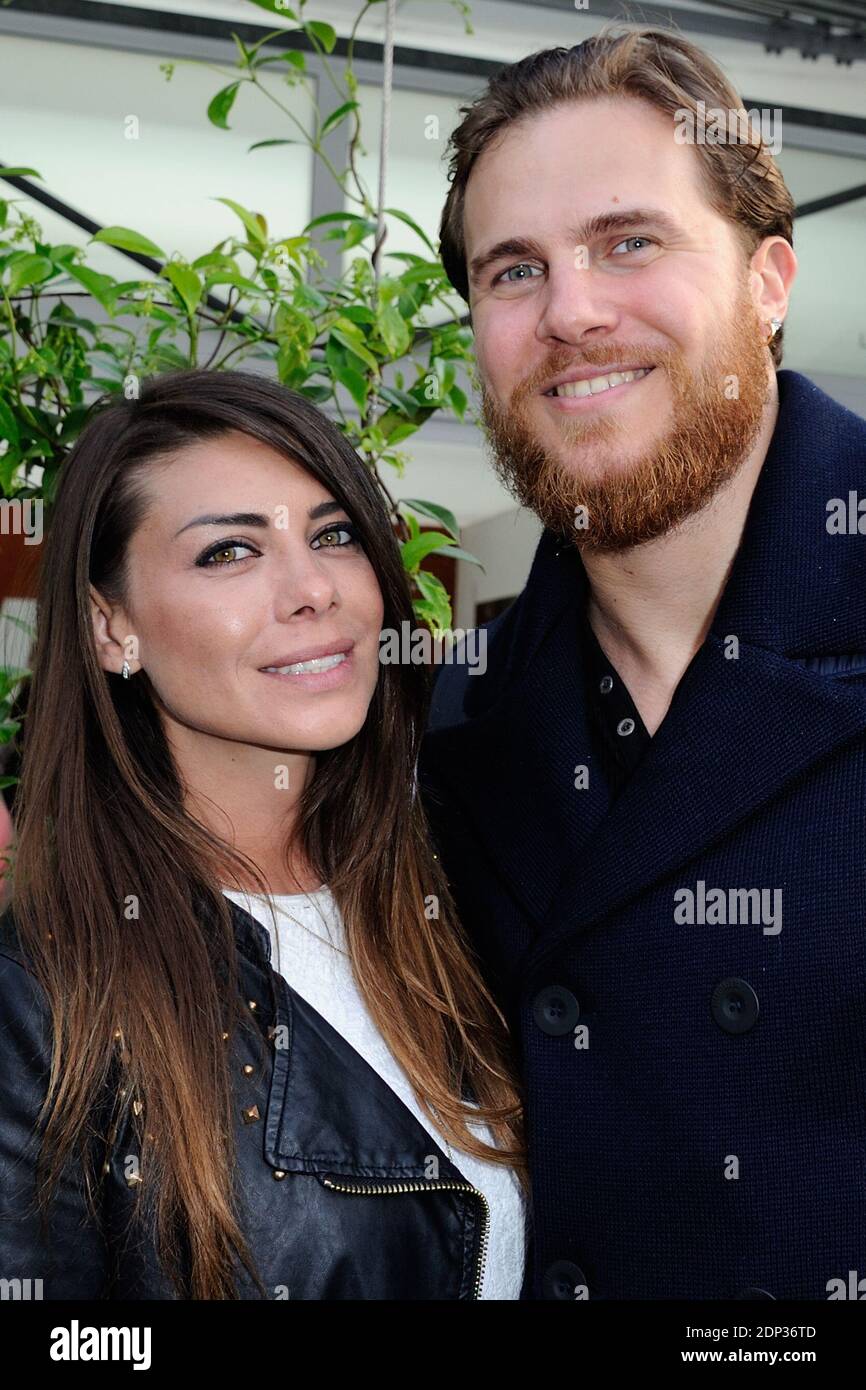 Maeva Carter and William Accambray attending the Lavazza coffee brand ...