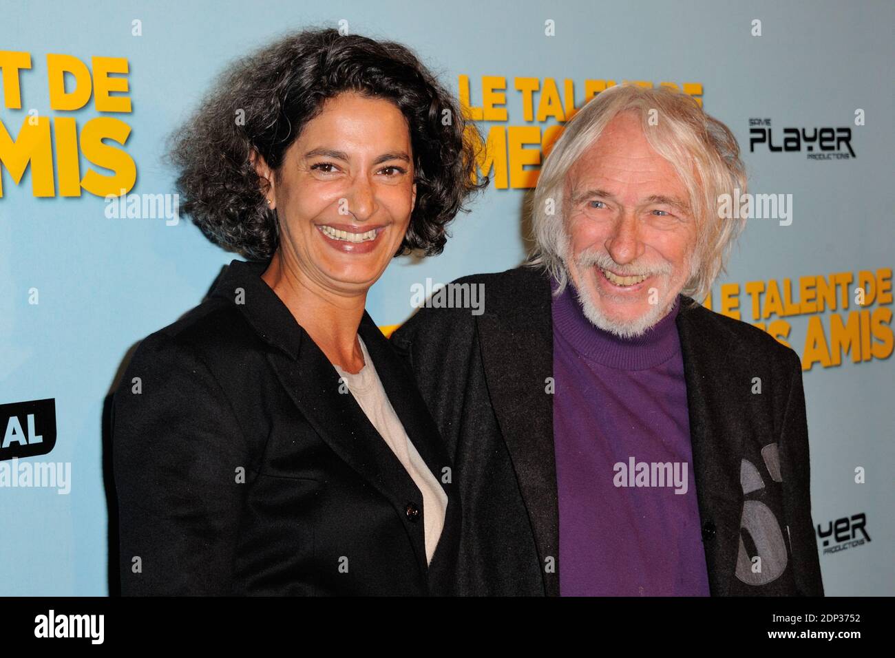 Pierre Richard and his wife attending Le Talent De Mes Amis premiere at ...