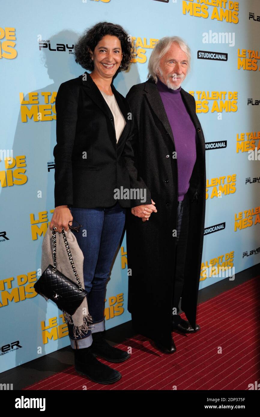 Pierre Richard and his wife attending Le Talent De Mes Amis premiere at ...