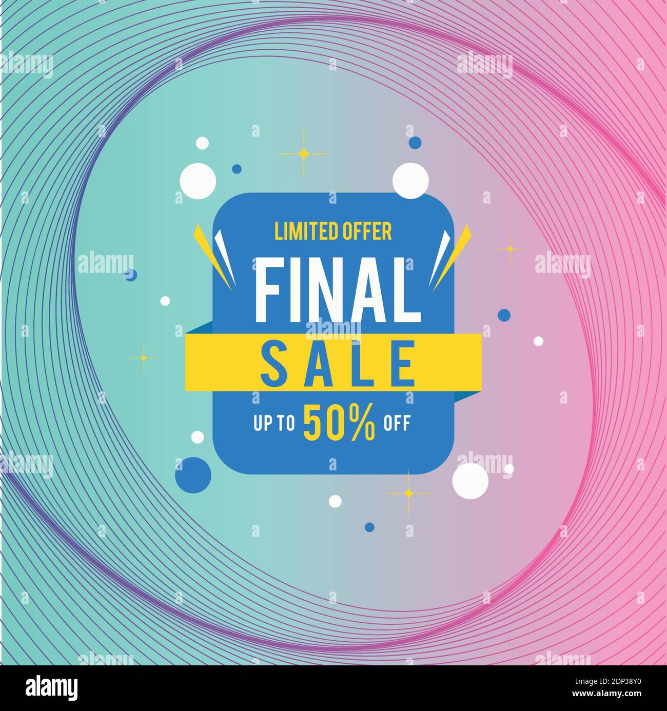 Final sale banner. Up to 50% off banner for sale with final sale sign ...