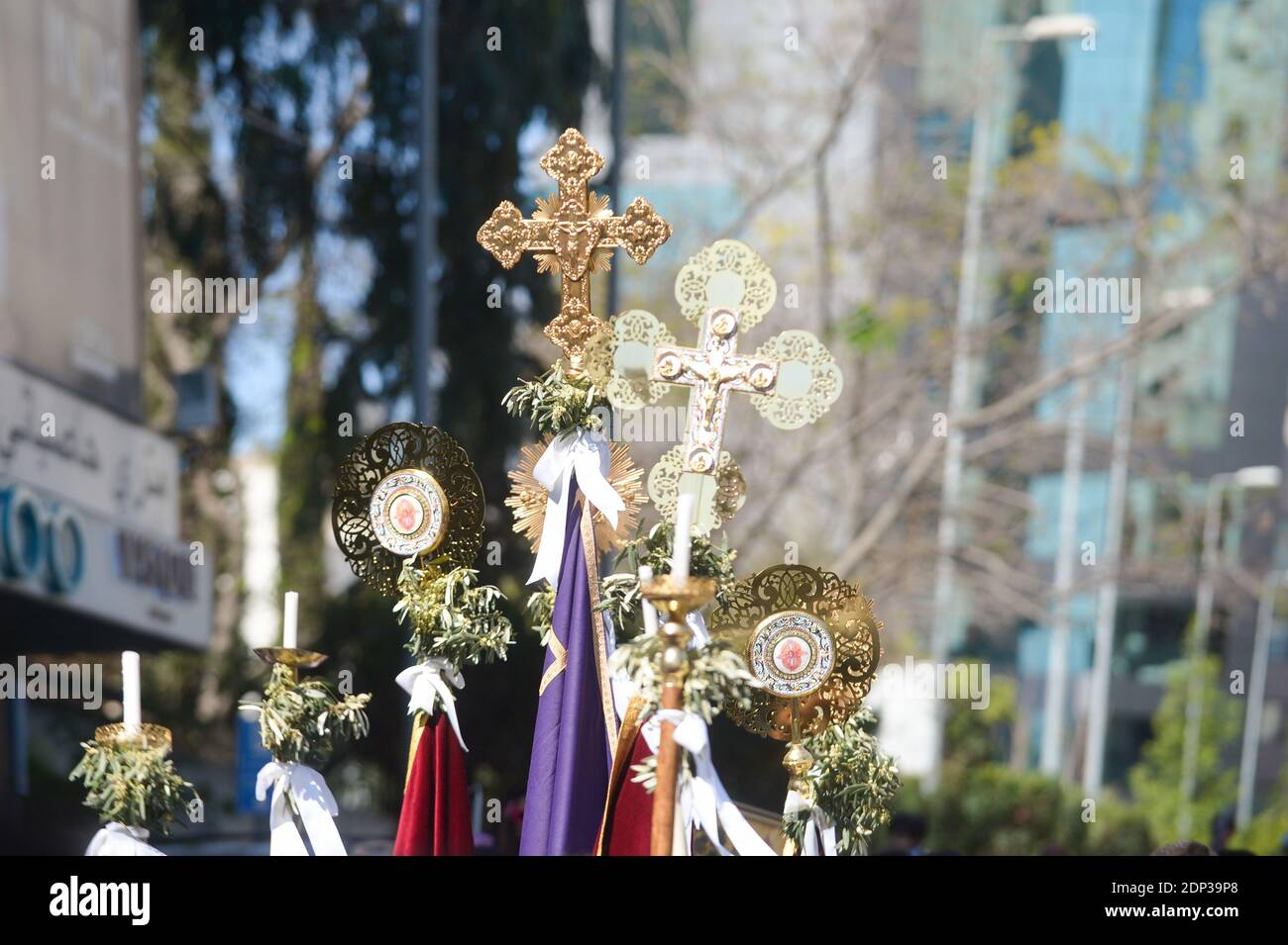 Lebanese Orthodox Christians mark 'Palm Sunday' (a week later than ...