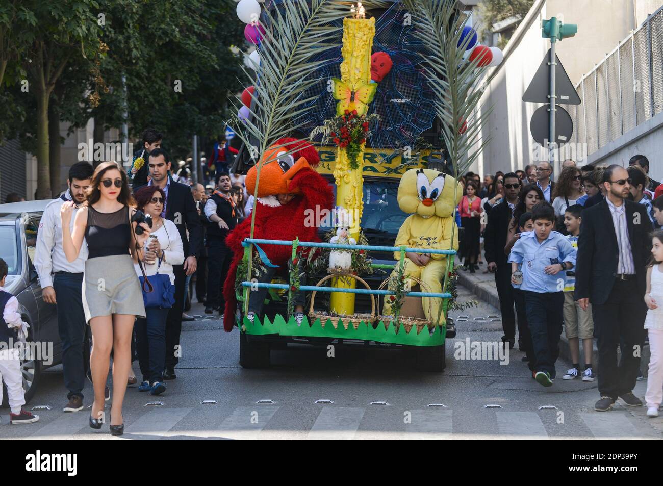 Orthodox christians mark palm hi-res stock photography and images - Alamy
