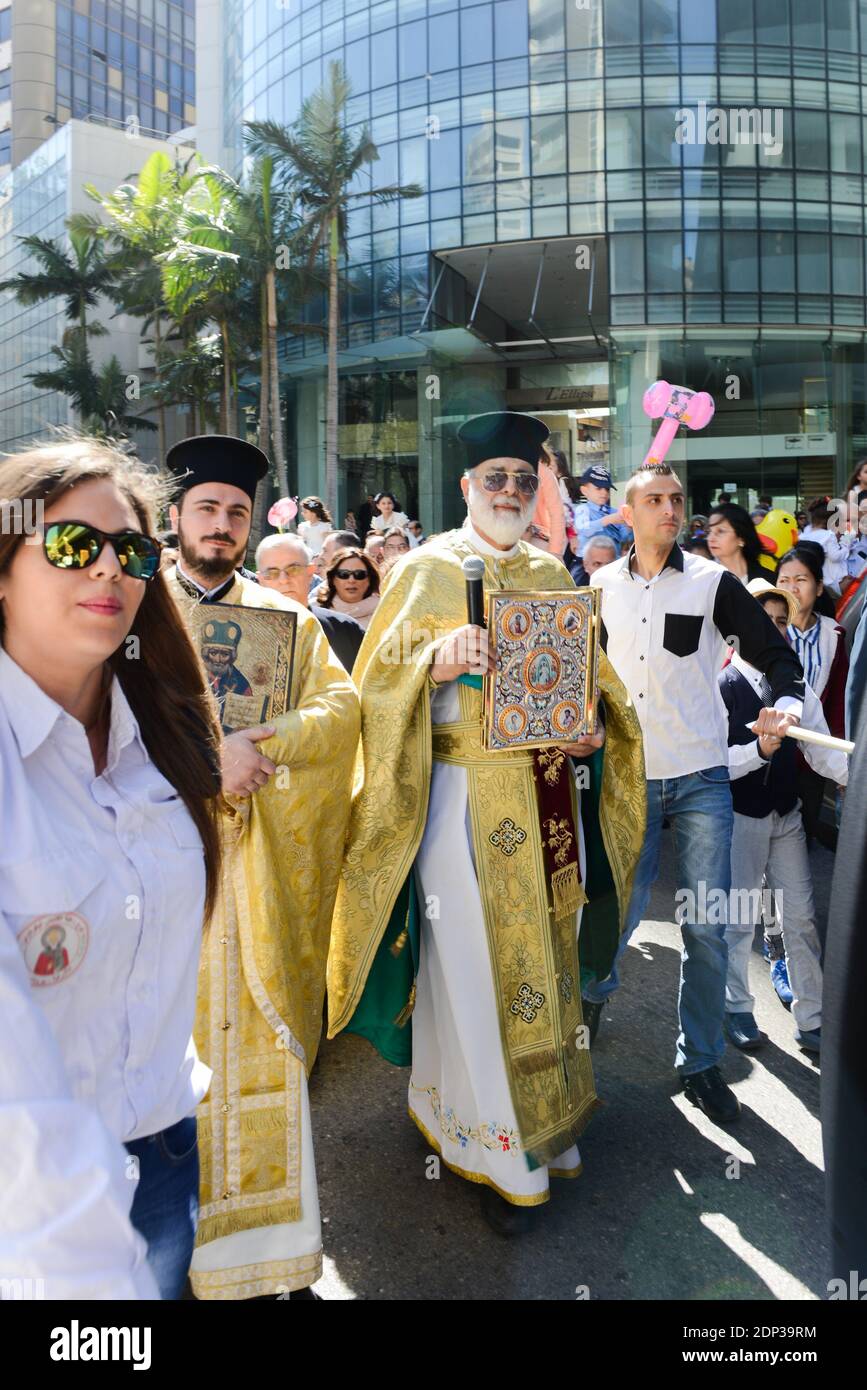 Lebanese Orthodox Christians mark 'Palm Sunday' (a week later than ...