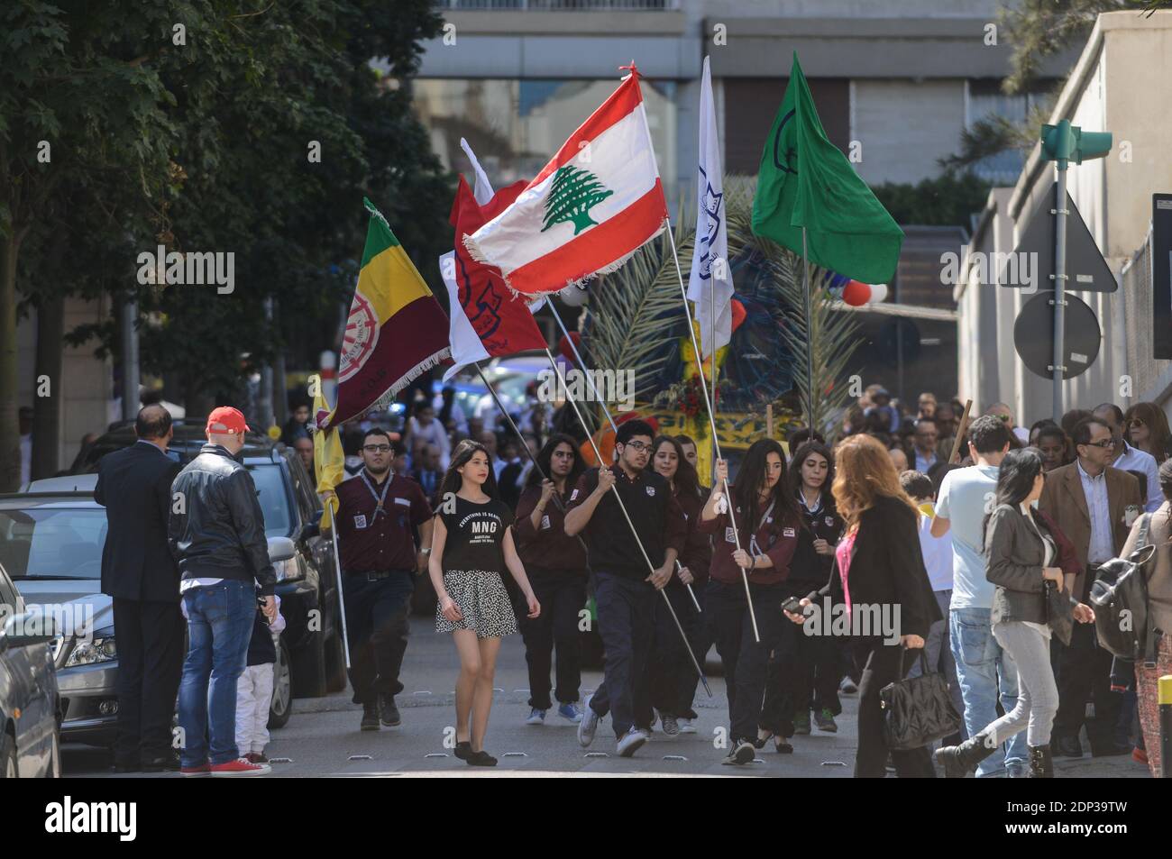 Lebanese Orthodox Christians mark 'Palm Sunday' (a week later than ...